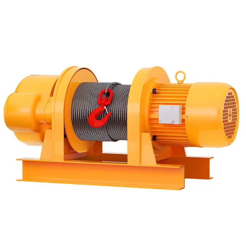 2000kg Electric Power Wire Rope Winches / 220 Volt Pulling Electric ...