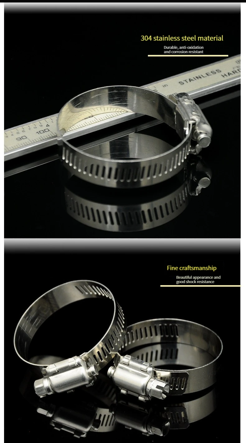 Stainless Steel Drum Clampadjustable Hose Clamps4" Hose Clamp Stainlessamerican Type Hose ...