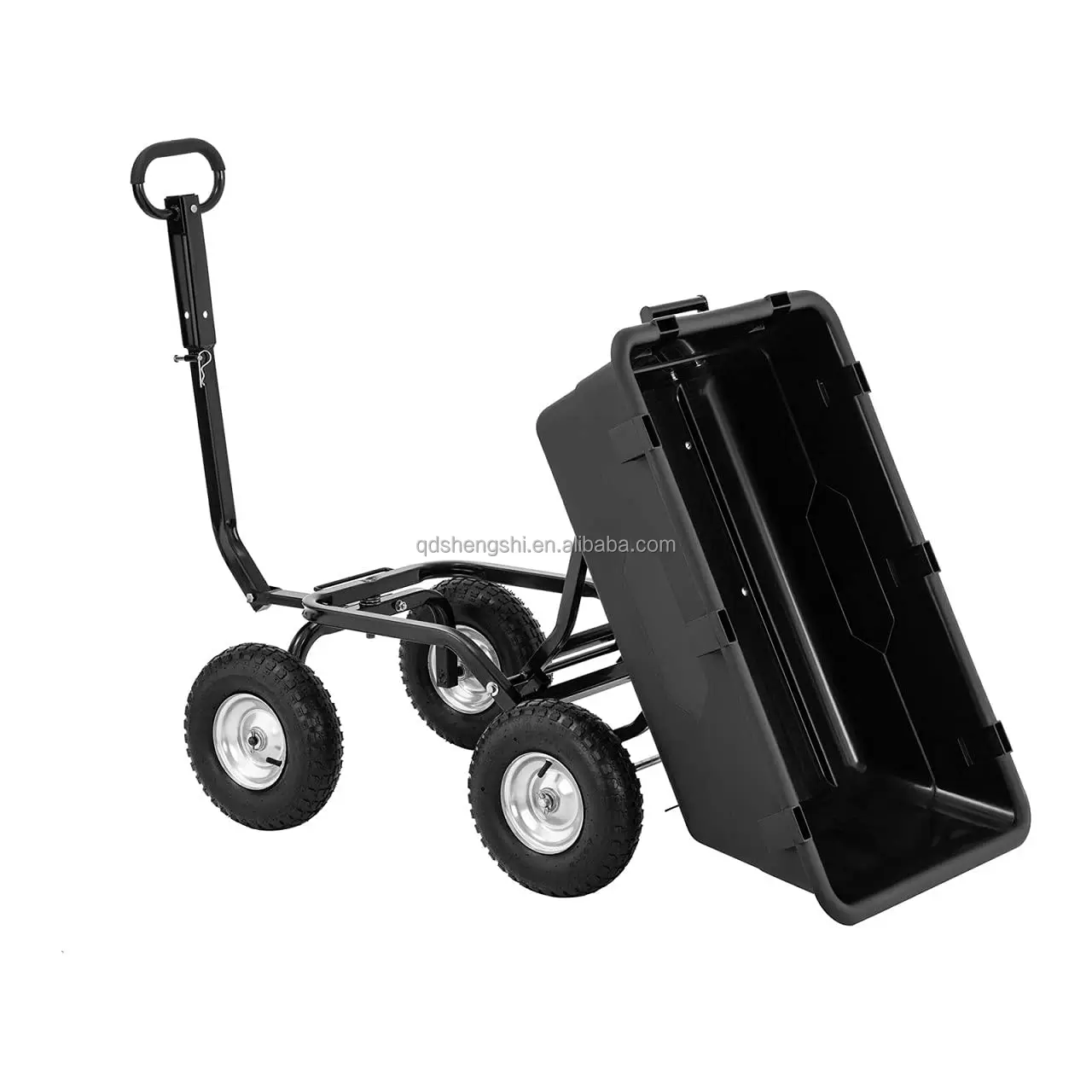 ATV/UTV Heavy Duty Utility Cart Poly Dump Cart Poly Tipper Trolley and ...