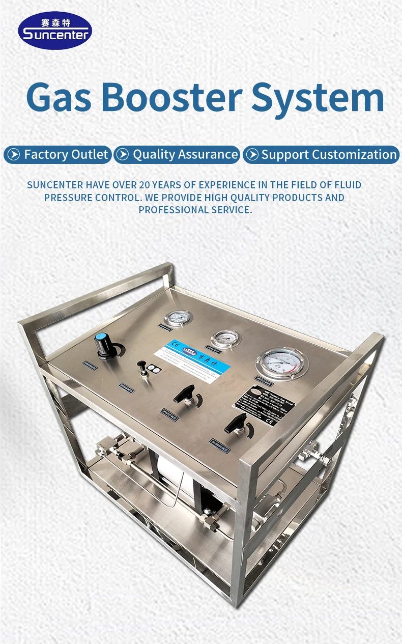 High Pressure Air Driven Helium Hydrogen Oxygen Nitrogen Natural Gas ...