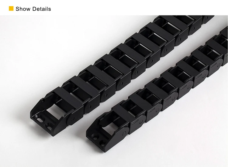 Nylon Material Flexible Cable Carrier Drag Chain 1m Long Customized ...