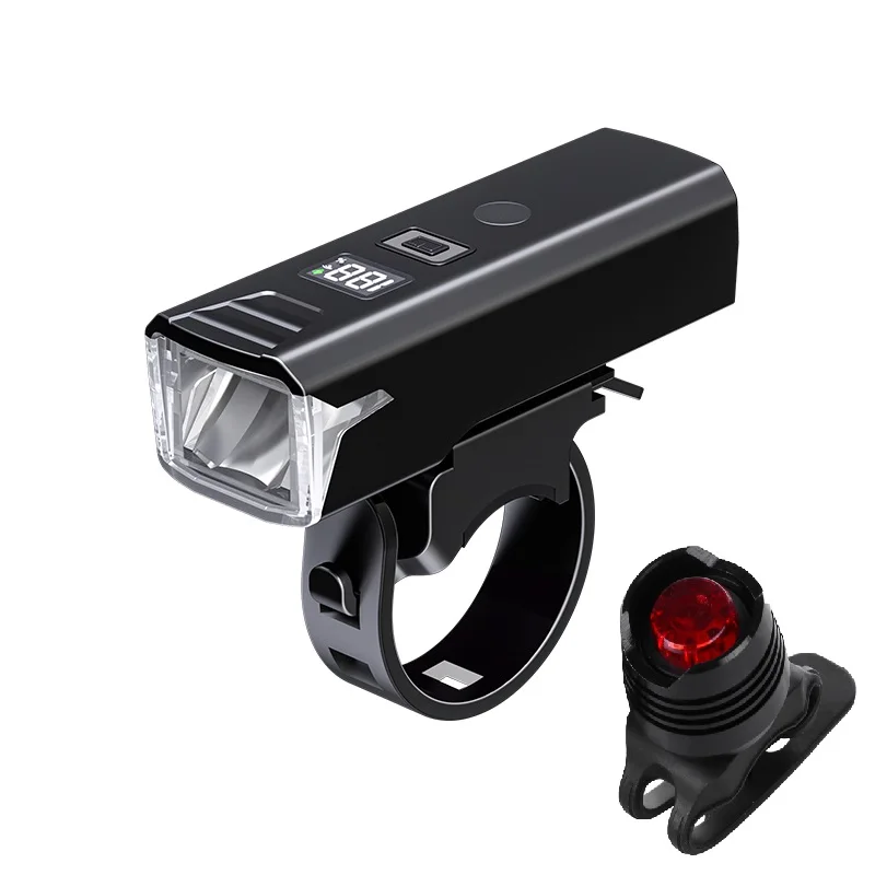 Night Sensor Power Display Bike Light Road Mountain Bike Super Bright ...