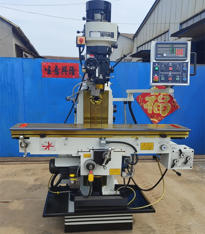 High Speed Taiwan Universal Turret Vertical Radial Milling Machine ...