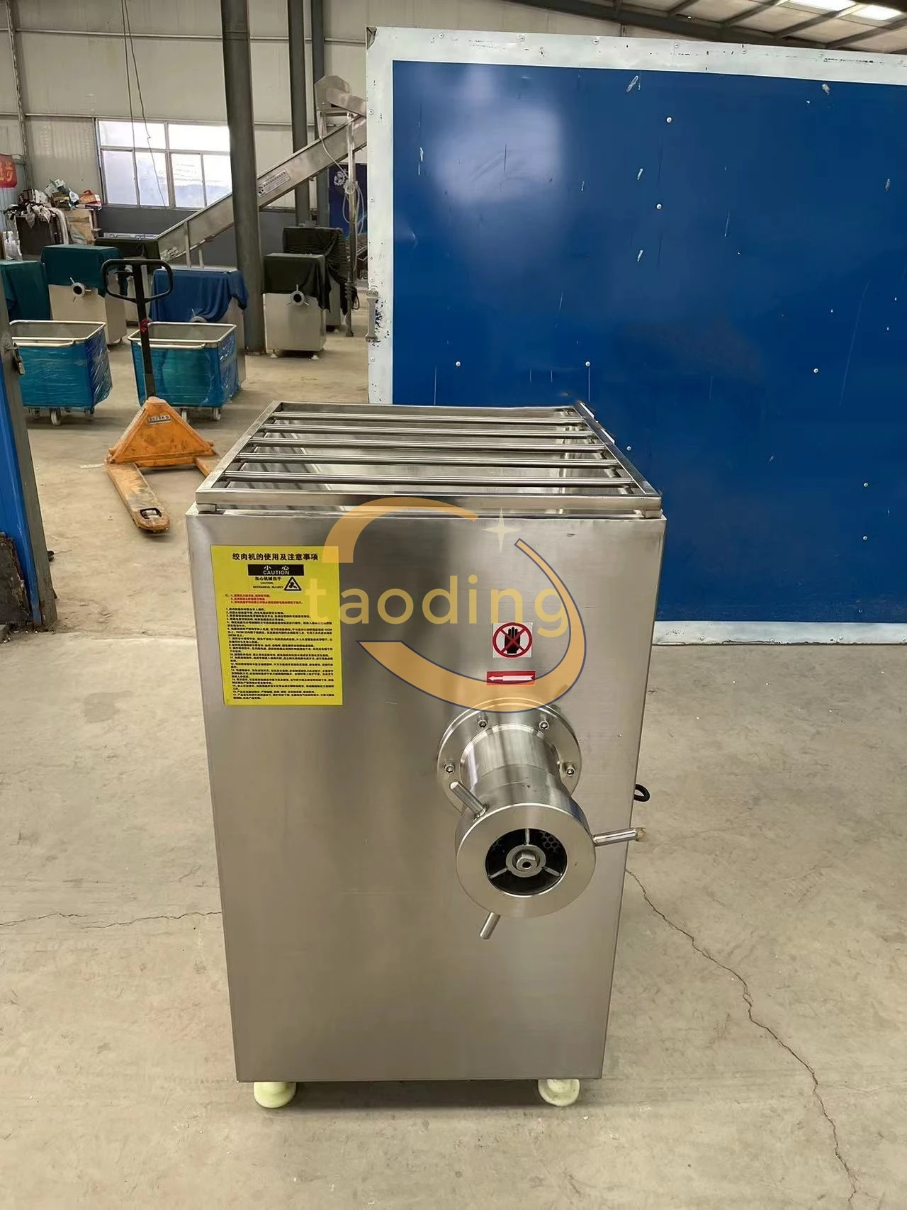 500kg/h Industrial Meat Mincer Machine Mincing Frozen Meat Grinder Pork ...