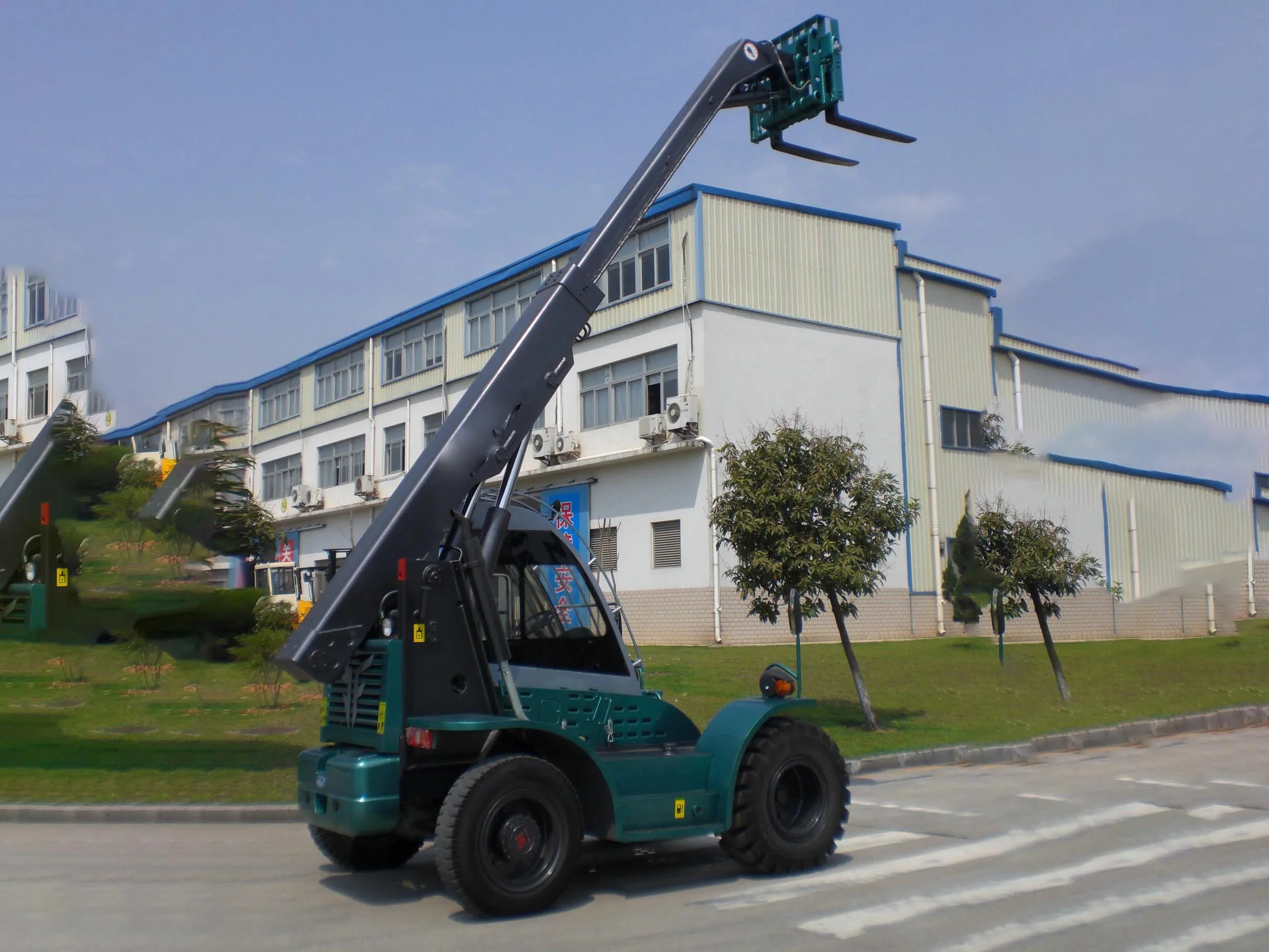 3 Ton Telescopic Handler Forklift Hnt30 Rotating Telehandler Telescopic ...