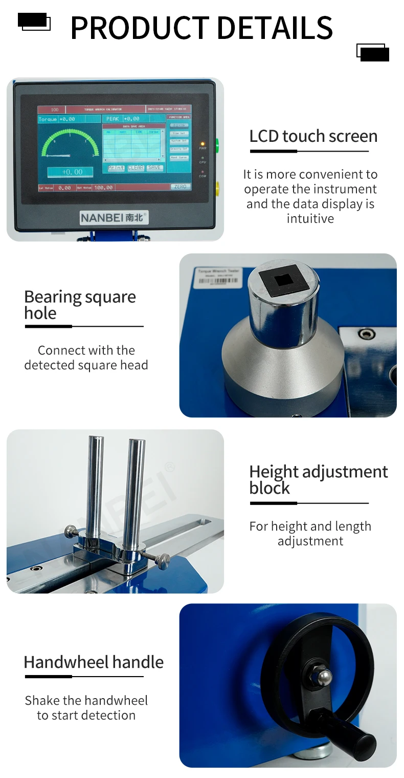 Nanbei Digital Torque Wrench Tester Machine - High Precision ...