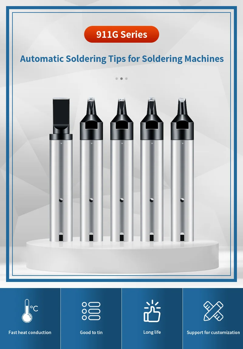 Handif 911G Series Soldering Tips - Custom Copper Solutions