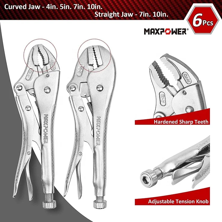 Maxpower 15pcs Vise Grip Locking Pliers Set Welding Clamping Tool with Tool Bag| Alibaba.com