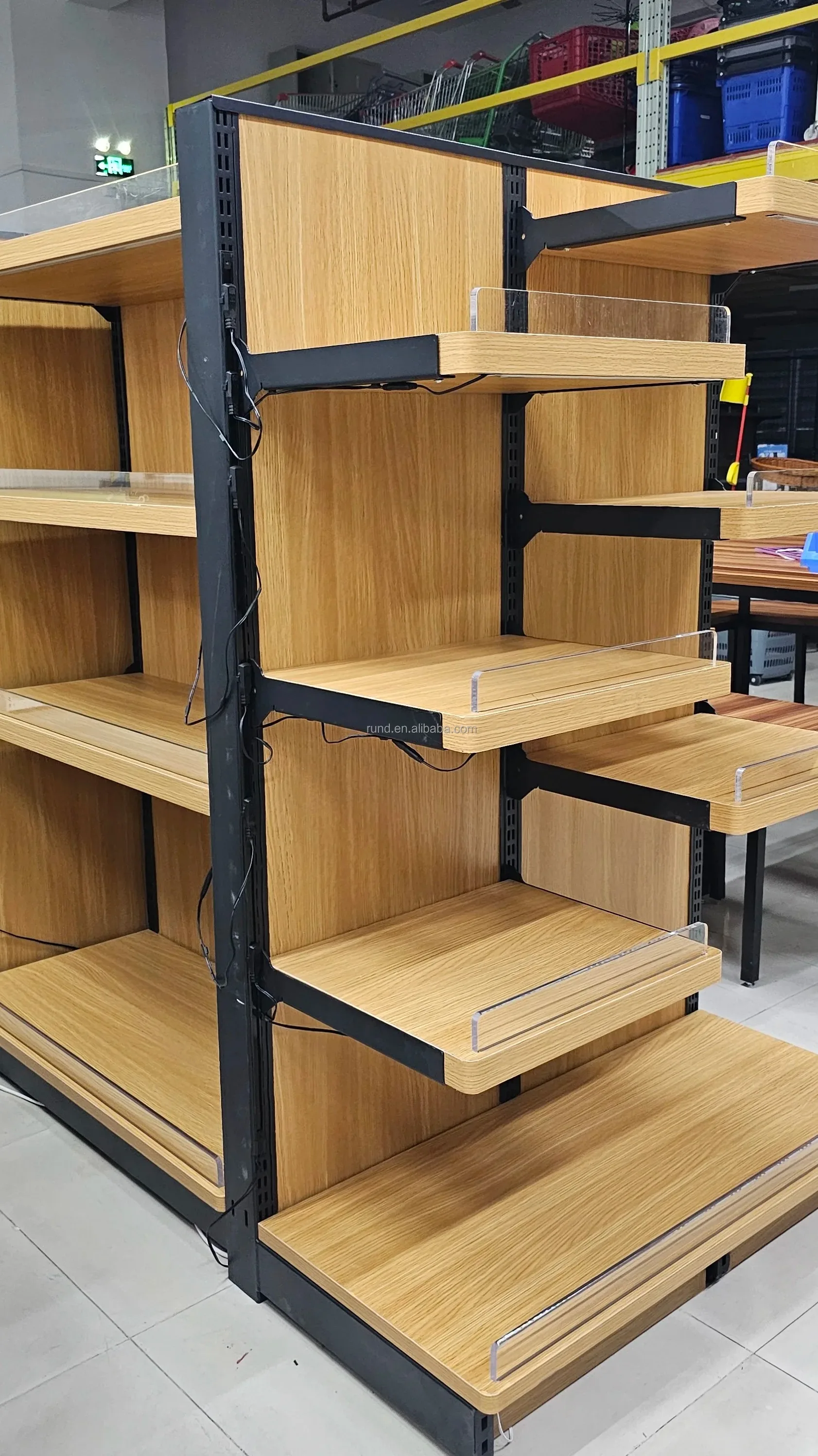 Heavy Convenience Store Shelf Gondola Shelving Display Racks ...