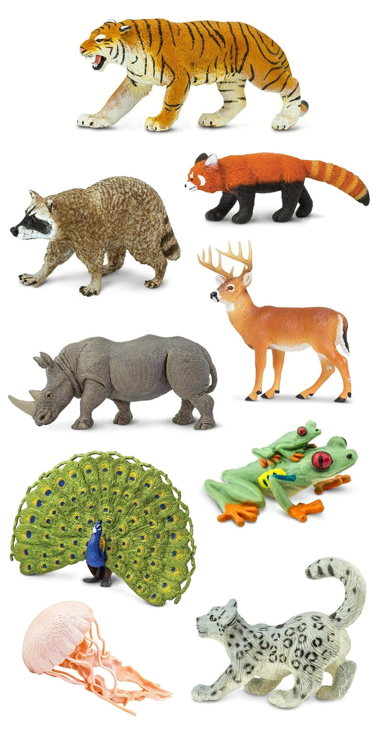 Wholesale Custom Full Size Resin Fox Tiger Bear Bobcat Statues Animal ...