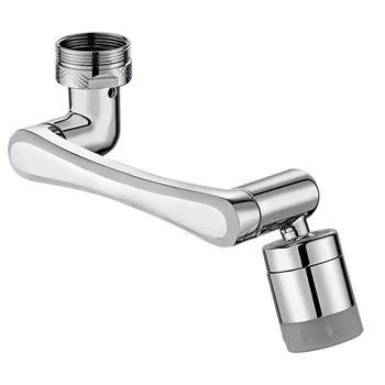Faucet Splash Head Universal 1440 Degree Swivel Rotation Extender ...