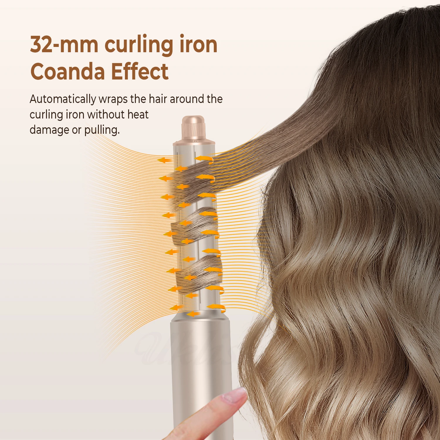 Coanda Air Styler Auto Wrap Hair Dryer - 8 in 1 Power Styler