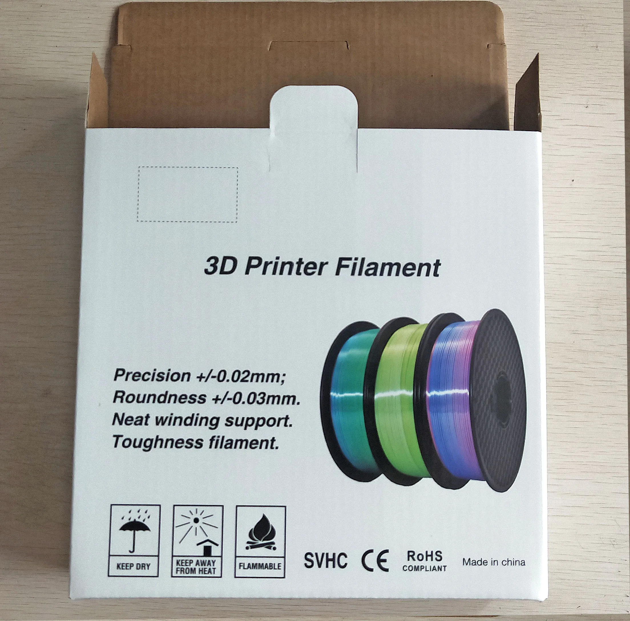 Copper Filament Filled Above 50% Copper Neat Wound 3d Printer Filament ...