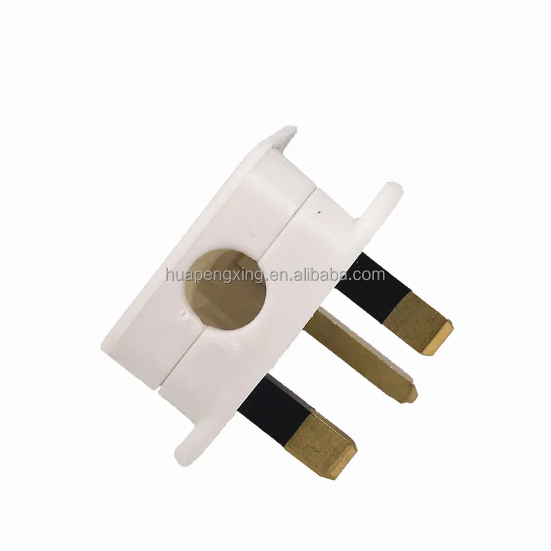 White Color Fuse 13a Plug Top 3 Pin British Plug - Buy Fuse 13a Plug ...
