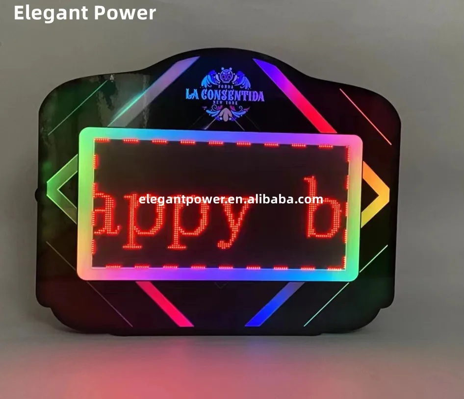 APP Control Programmable DIY Led Digital Scrolling Message Billboard ...