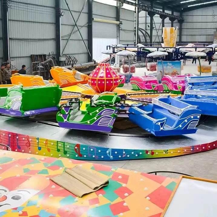 Cheap Popular Park Children Games Turntable Thunder Beat