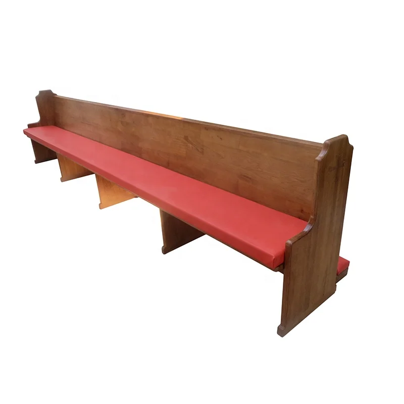 Ch-b163,Solid Oak Wood Church Pew Oak Wood Church Bench With Customized ...
