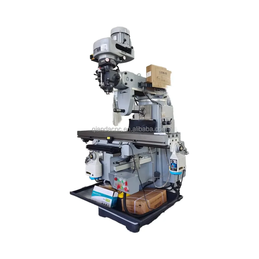 Heavy Duty Horizontal Metal Milling Machine New 5hw With Automatic Gear ...