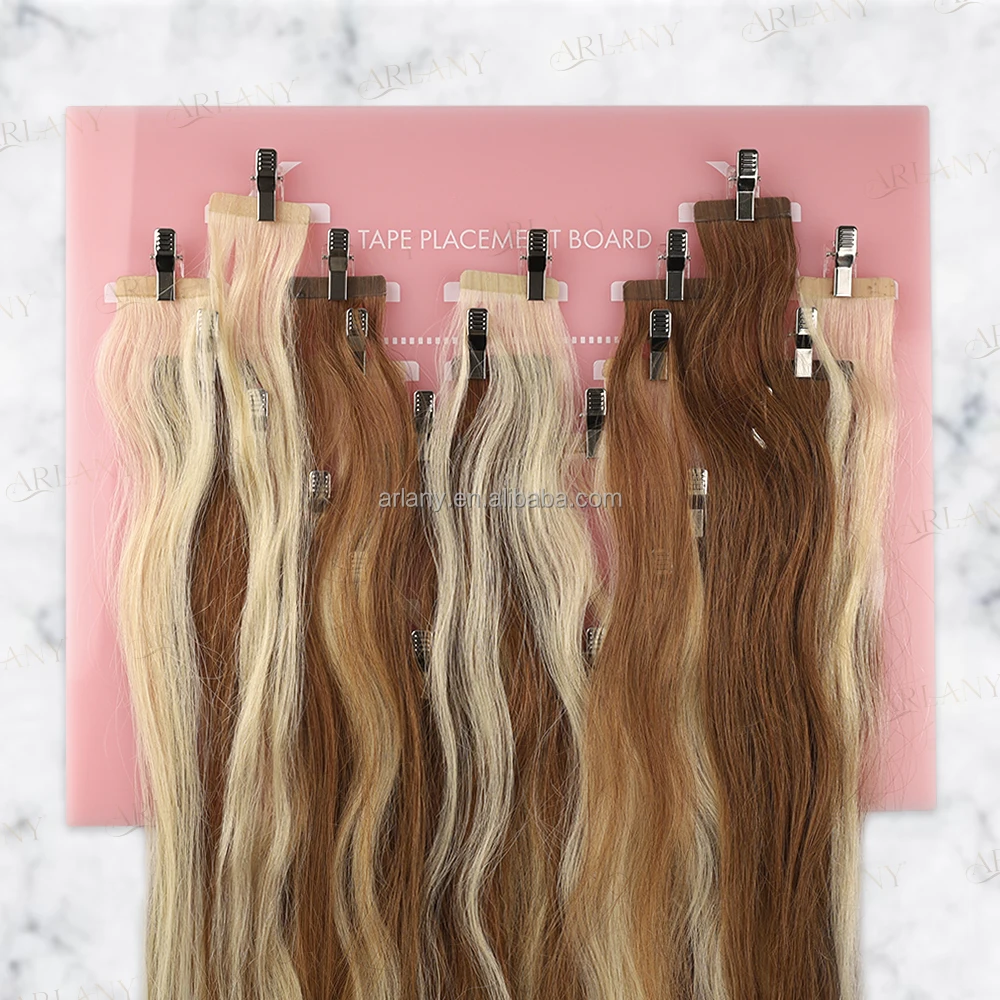 Arlany Acrylic Hair Extension Placement Board Carrier Hair Extension ...