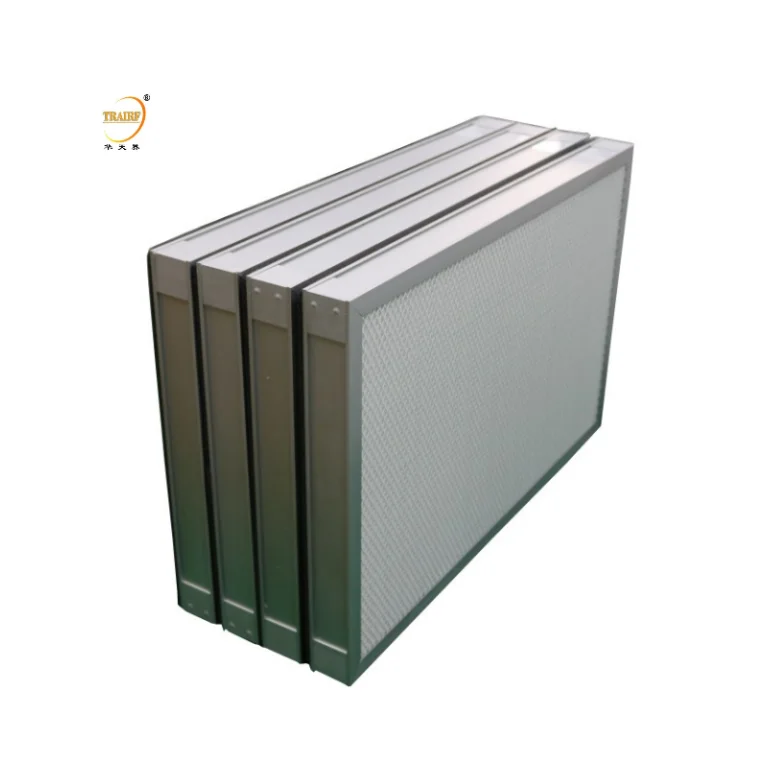 99.95% Efficient Low Pressure H13 H14 HEPA Filter for HVAC