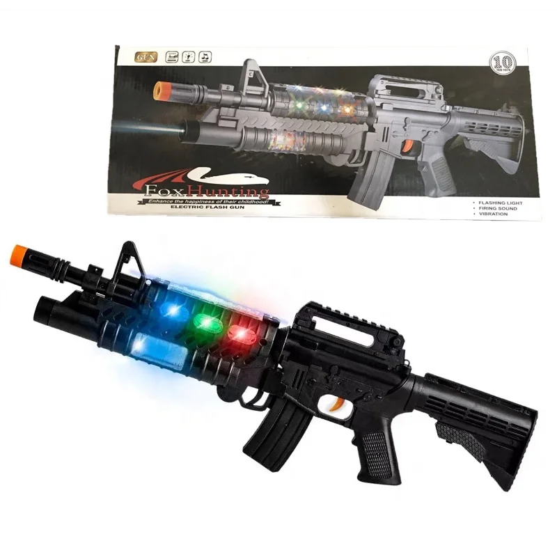 Kids Music Simulation Electric Submachine Gun Mode Children Acousto ...