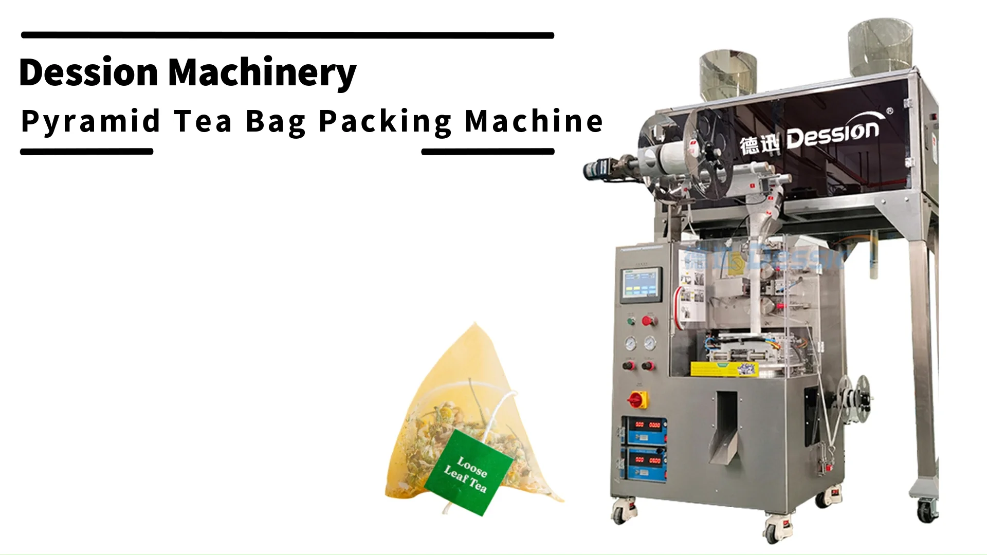 Ultrasonic Sealing Pla Dip Tea Bag Filling Packing Machine Herbal ...