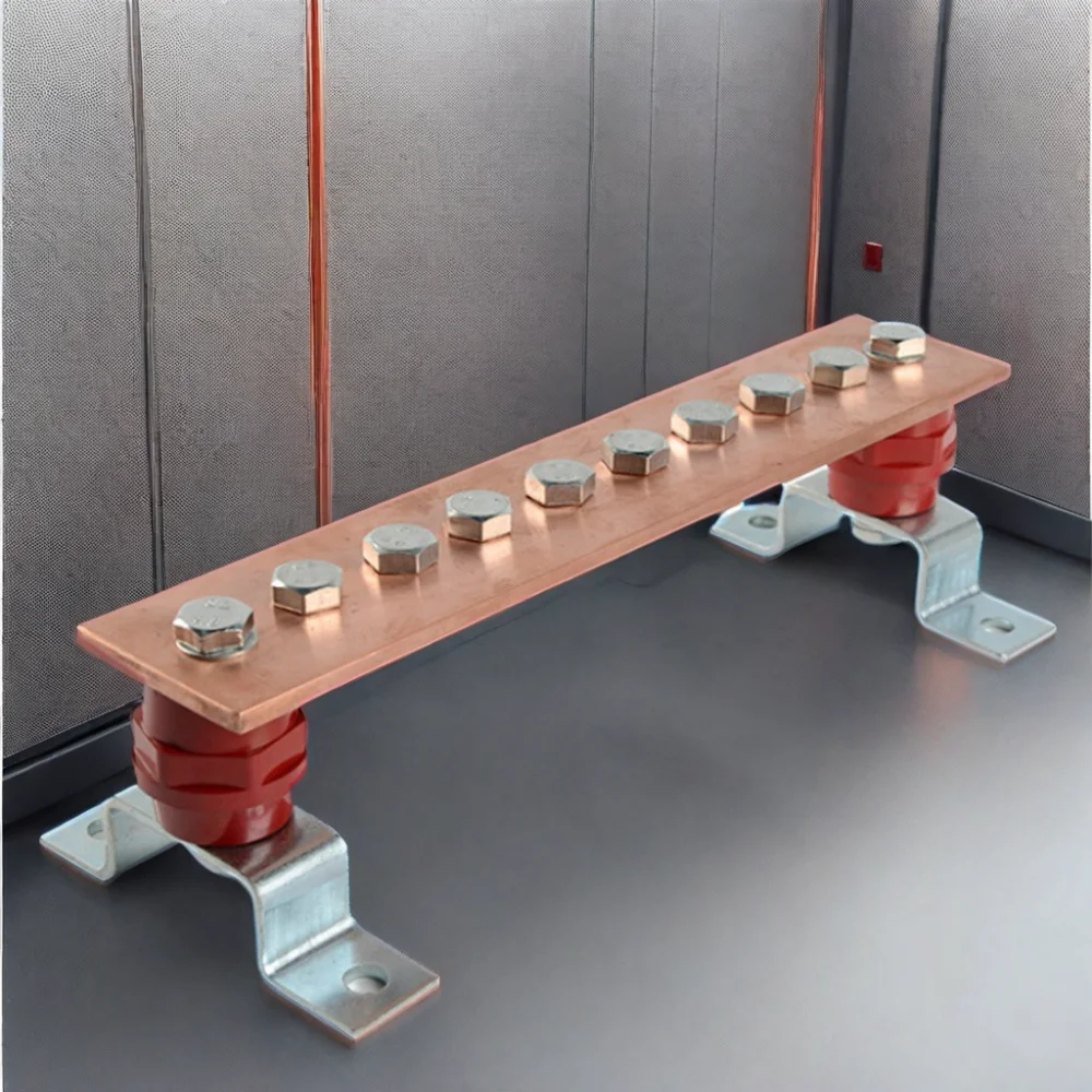 High Quality Lightning Protection Earthing System - Pure Copper Bus Bar