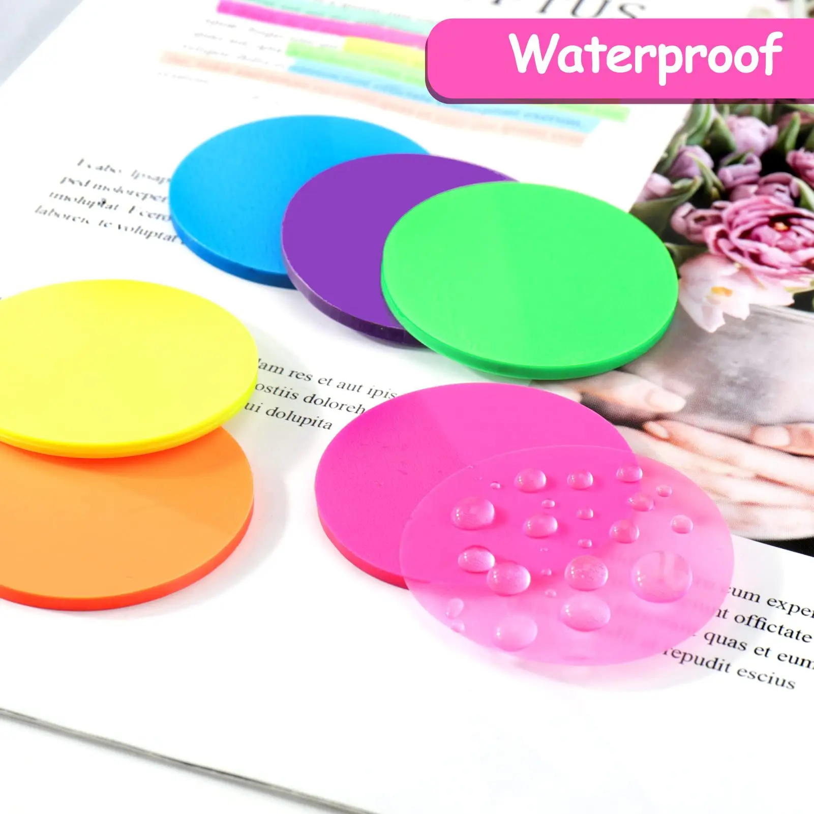 Cmyk Colorful Round Transparent Customized Sticky Notes Wholesale Price ...