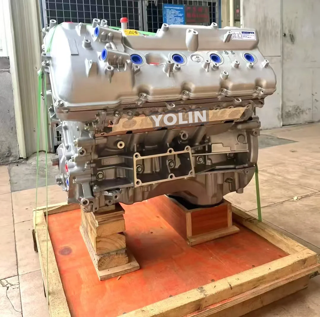 Toyota Land Cruiser 3UR-FE V8 Engine Long Block for Sequoia & Tundra - OEM