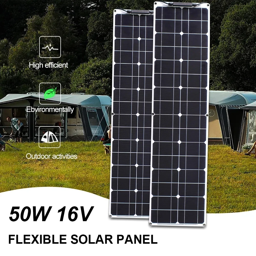 Wholesale Monocrystalline PV Thin Film Solar Panel 18V 50W 100W 180w ...