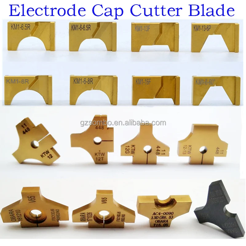 Tip Dresser Blades Cutter KM1-6-8R for Electrode Cap Trimming