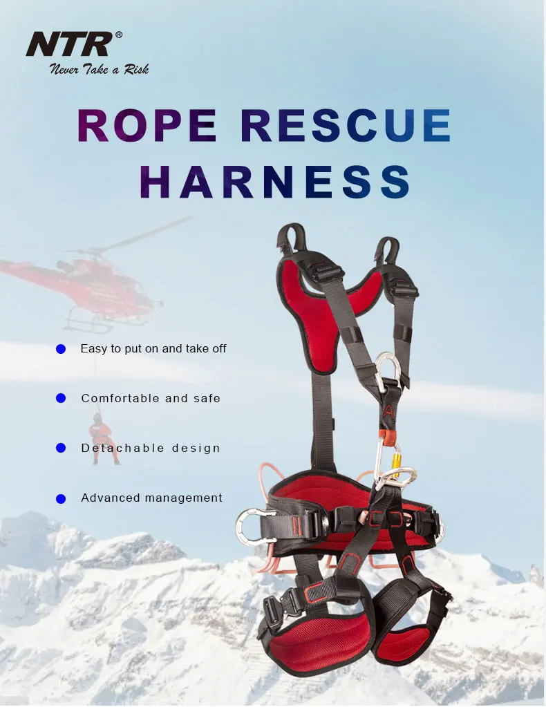 Rope Access Harness Climbing Full Body Safety Harness - Buy Rope Access ...