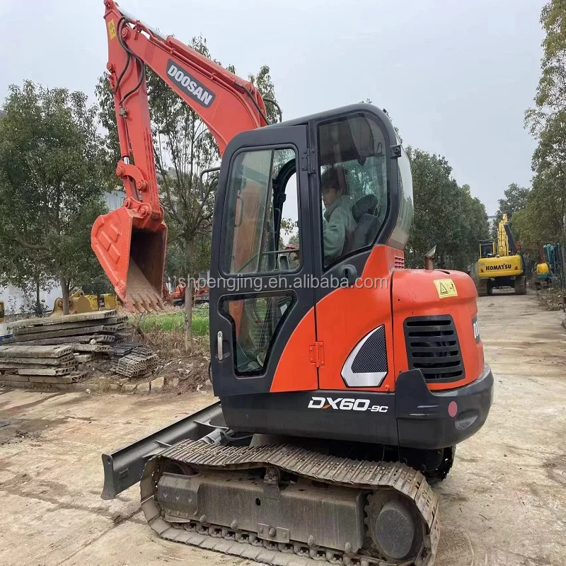 Used Crawler Excavator Doosan Dx60-9c Construction Machine Mini Second ...
