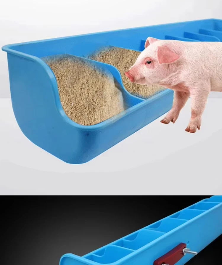 GREAT FARM Plastic Piglet Trough Piglet Feeding Trough Farrowing Pen ...