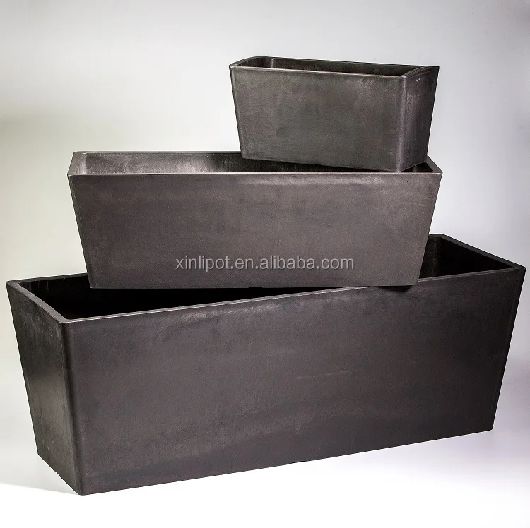 Cheap 2024 New Flower Pots Planter Large Rectangle Shape Garden Plastic ...