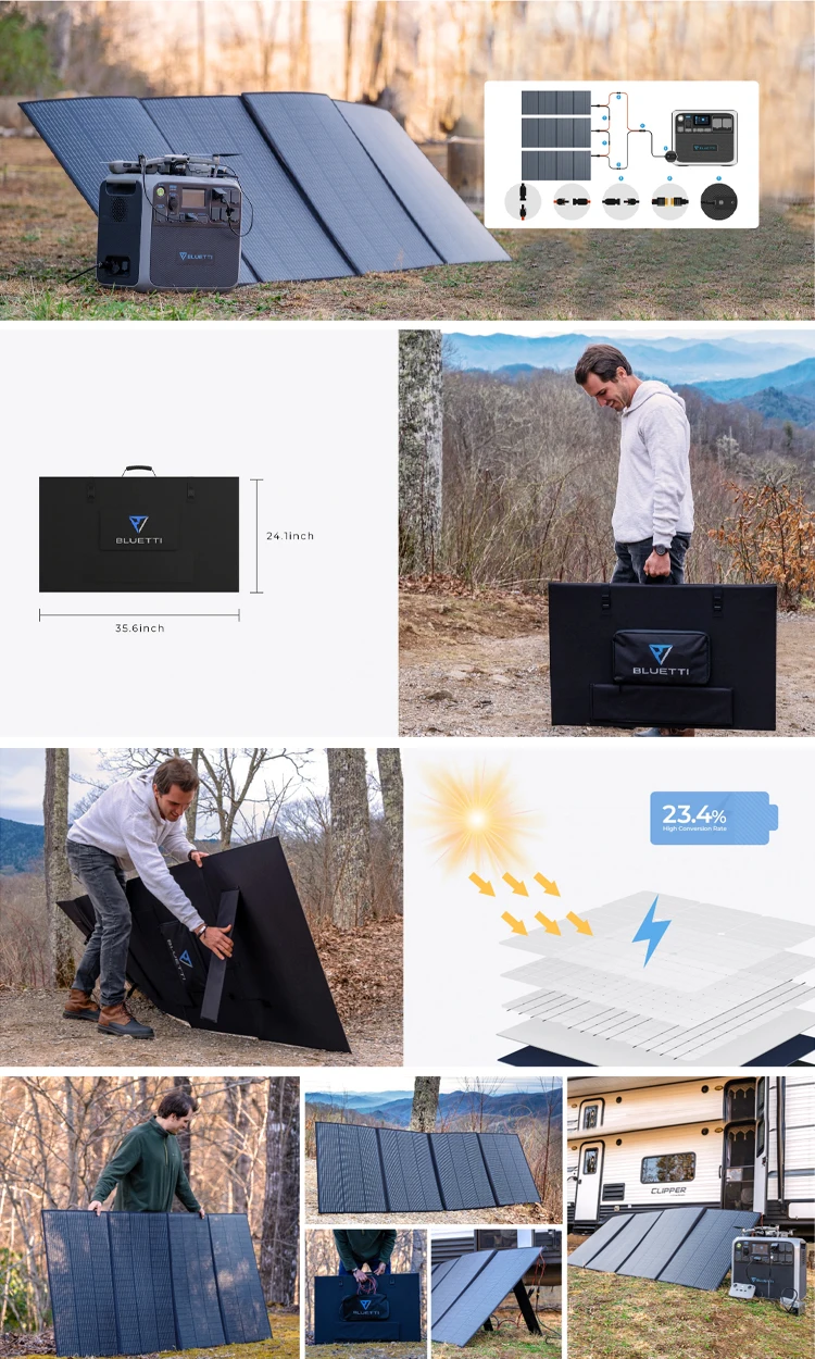 PV350 Solar Panel - Foldable 350W Portable Power Solution