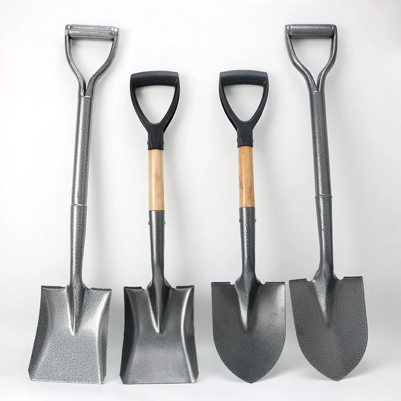 Factory Sale Farm Tools Custom Garden Shovel Metal Steel Shovel Wooden ...