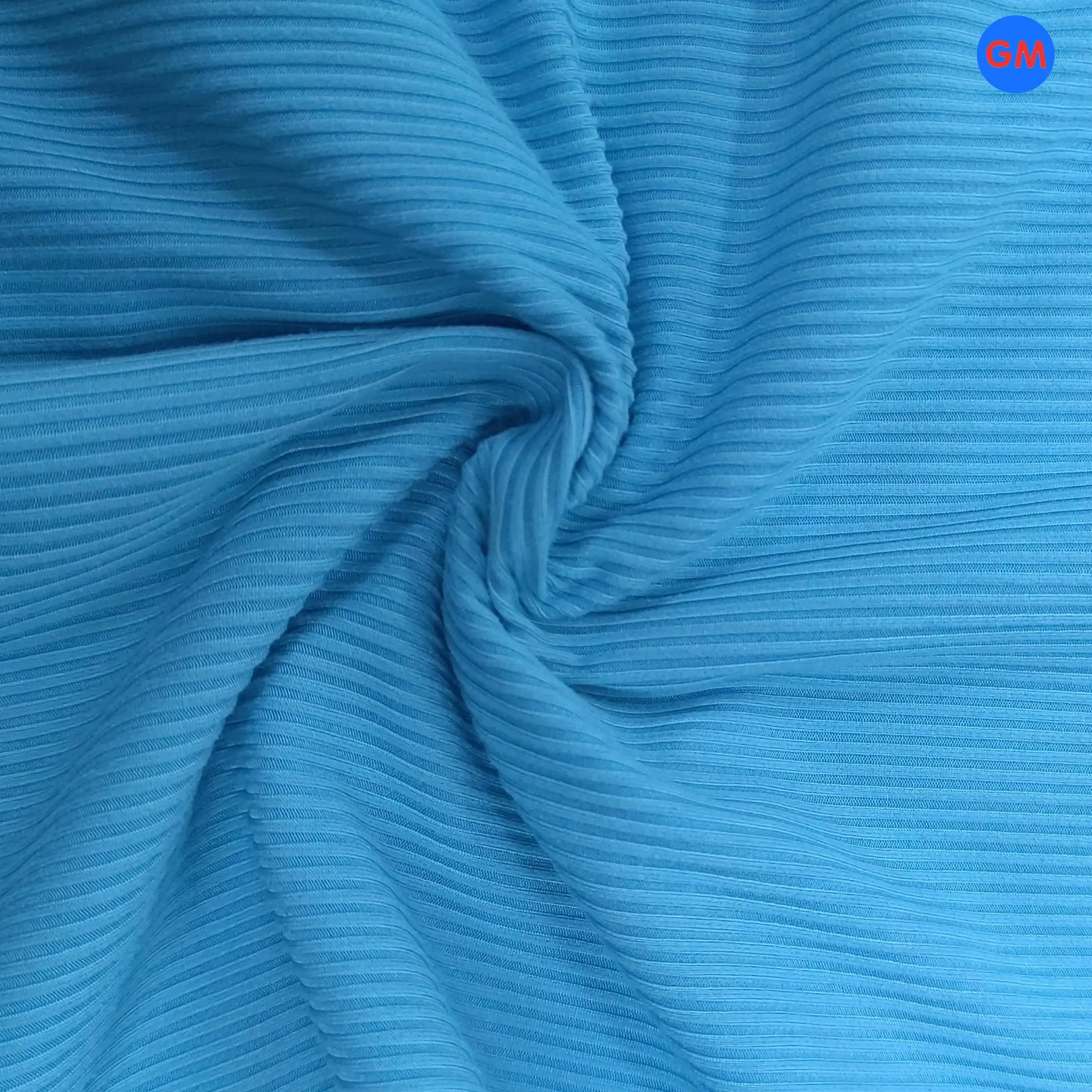 2x2 Ribbing 95/5 Polyester Stretch Heavy 220gsm Custom Knitted Rib ...