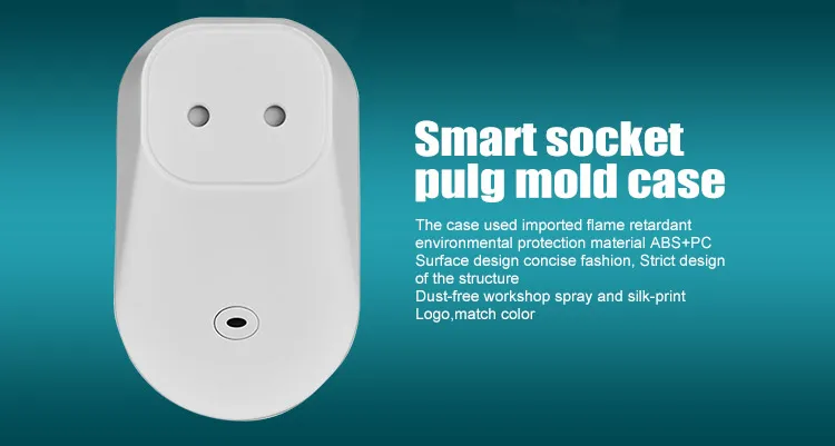Custom Iot Cover Wifi Shell PC ABS Box - European Socket