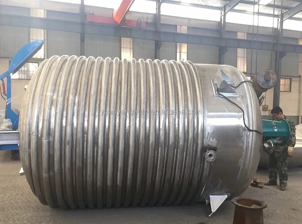 6000L External Coil Type Stirred Tank Reactor - Durable & Efficient