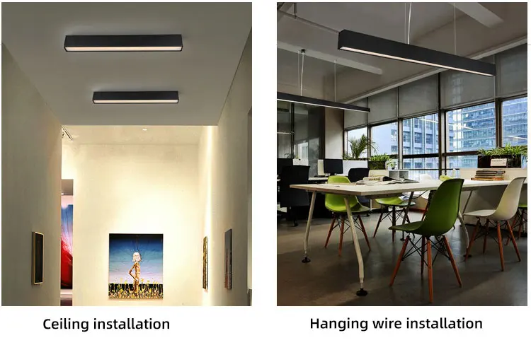 Modern Linear Light - Pool Table LED Pendant for Billiards