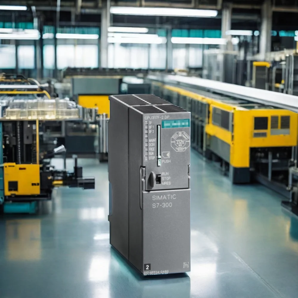Siemens Simatic S7-300 Central Processing Unit Cpu 317f-2dp Plc 6es7317-6ff04-0ab0 Dedicated ...