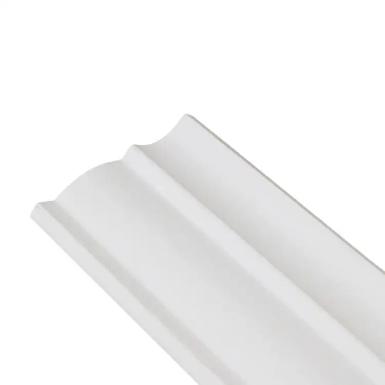 White Primed Moulding Wood Trim Ceiling Building Materials Wall ...