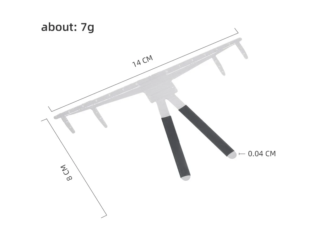Three-point Positioning Measure Pmu Eyebrow Balance Ruler,Stainless ...