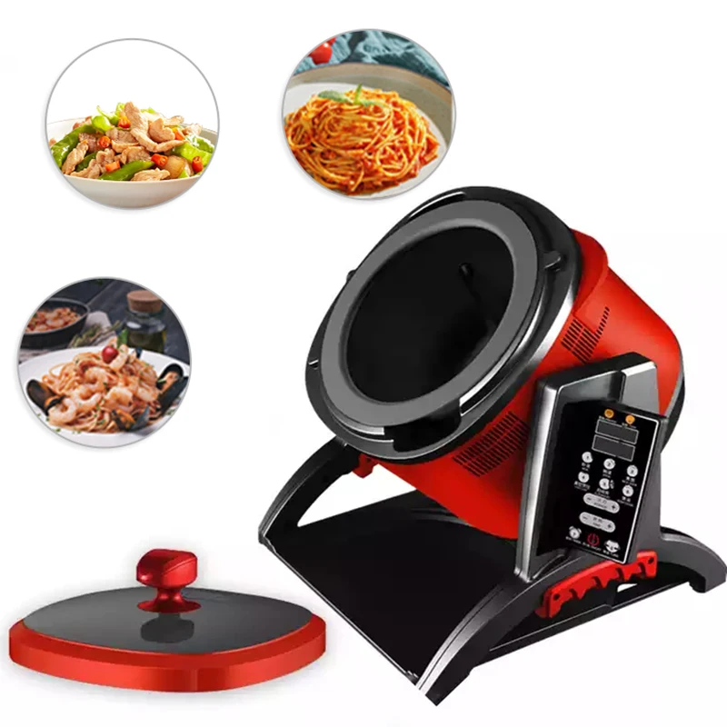 High Power 2200w Automatic Robot Cooking Machine Six Cooking Functions ...