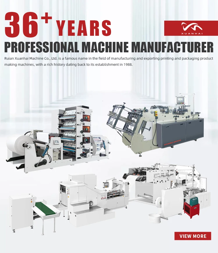 Automatic Pizza Food Paper Packing Box Making Machine