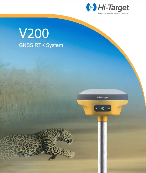 Multi-constellation Hi-target Gnss Receiver Gps Rtk V200 Gnss Receiver Survey Equipment With ...