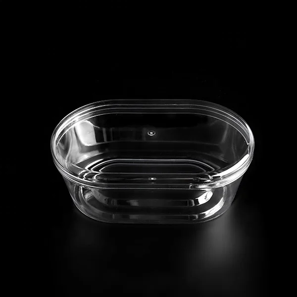 Transparent Oval Ps Plastic Tiramisu Dessert Container Pastry Cake ...