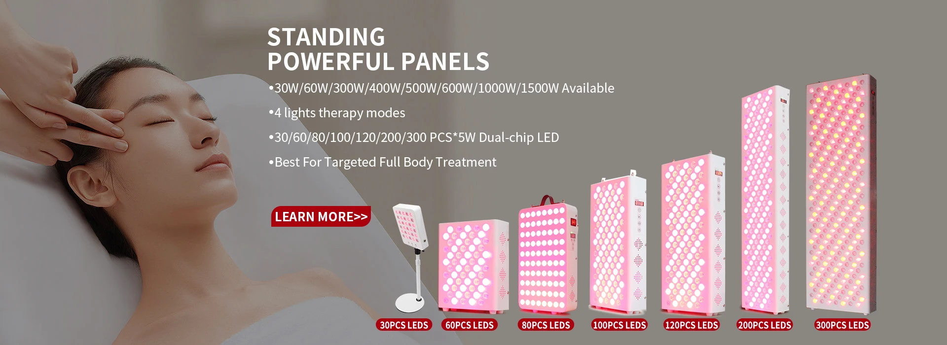 Full Body Infrared Light Therapy - 1500w Red Light Machine
