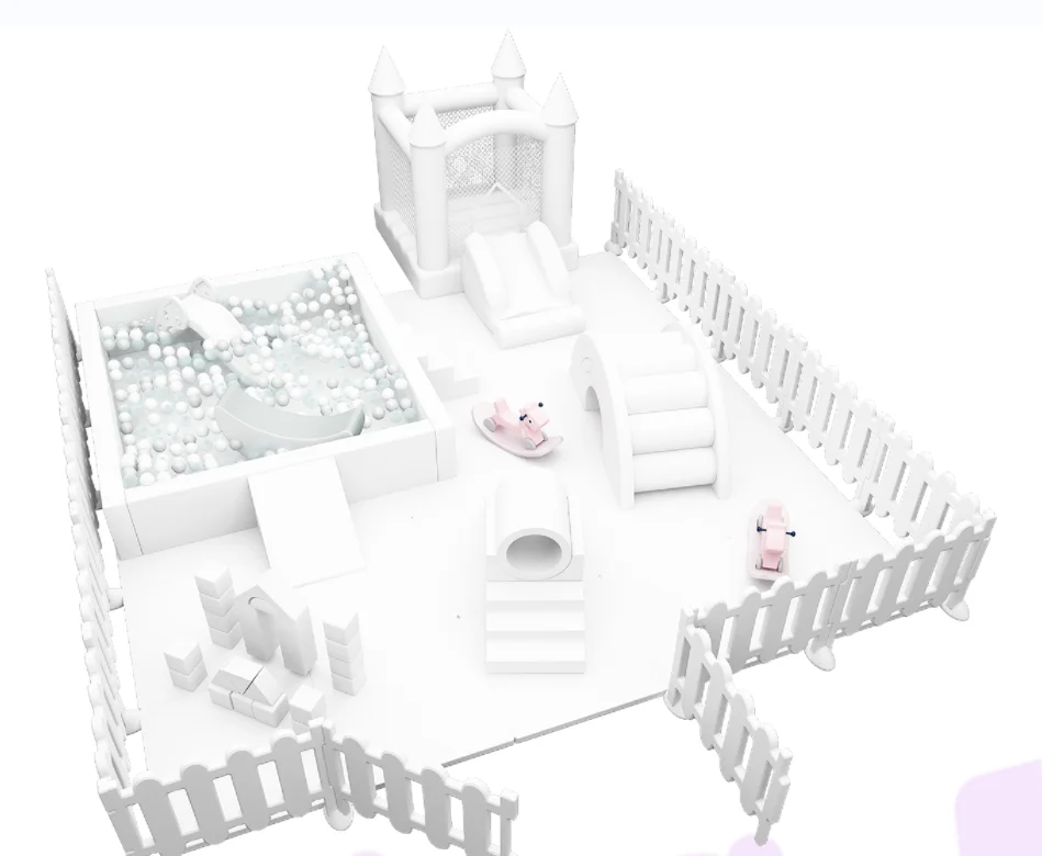 Betta Play Soft Play White - Safe and Fun Indoor Climbing